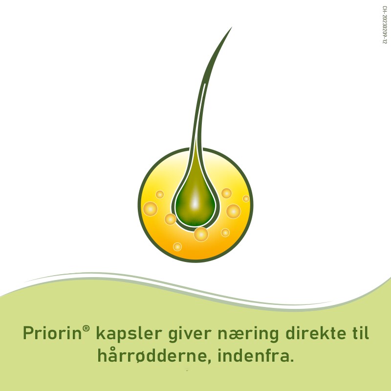 Priorin - glansfuldt hår efter 12 uger (Food Study Report, 2017)